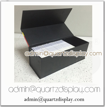 Marble tile sample display box--PB034-Quartz Stone Sample Box