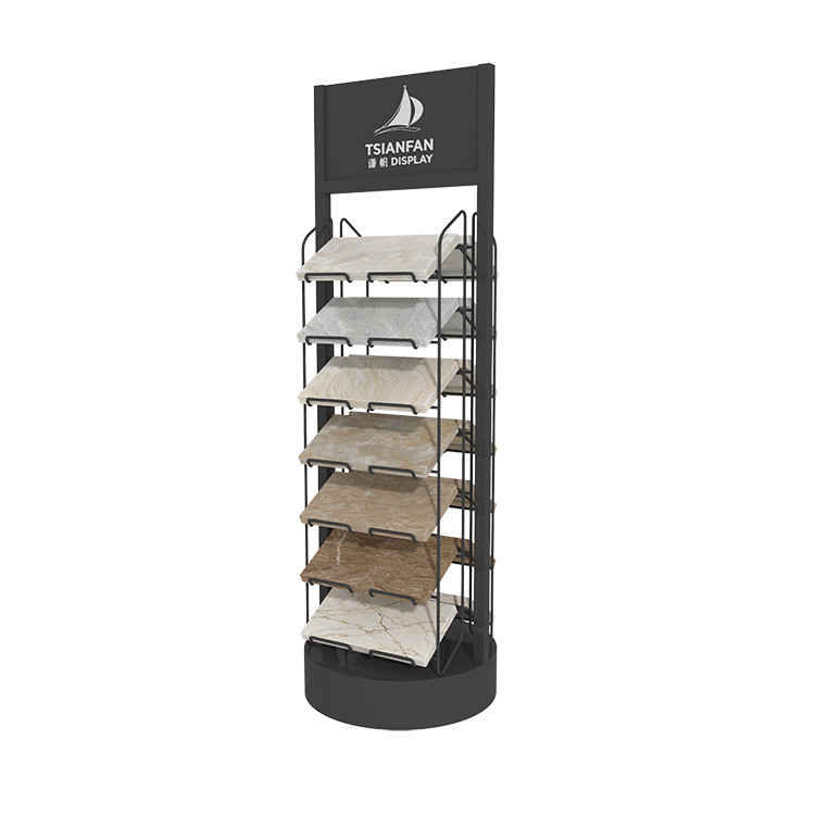 Stone Sample Quartz Display Rack-SRL265-Quartz Stone Display Stand